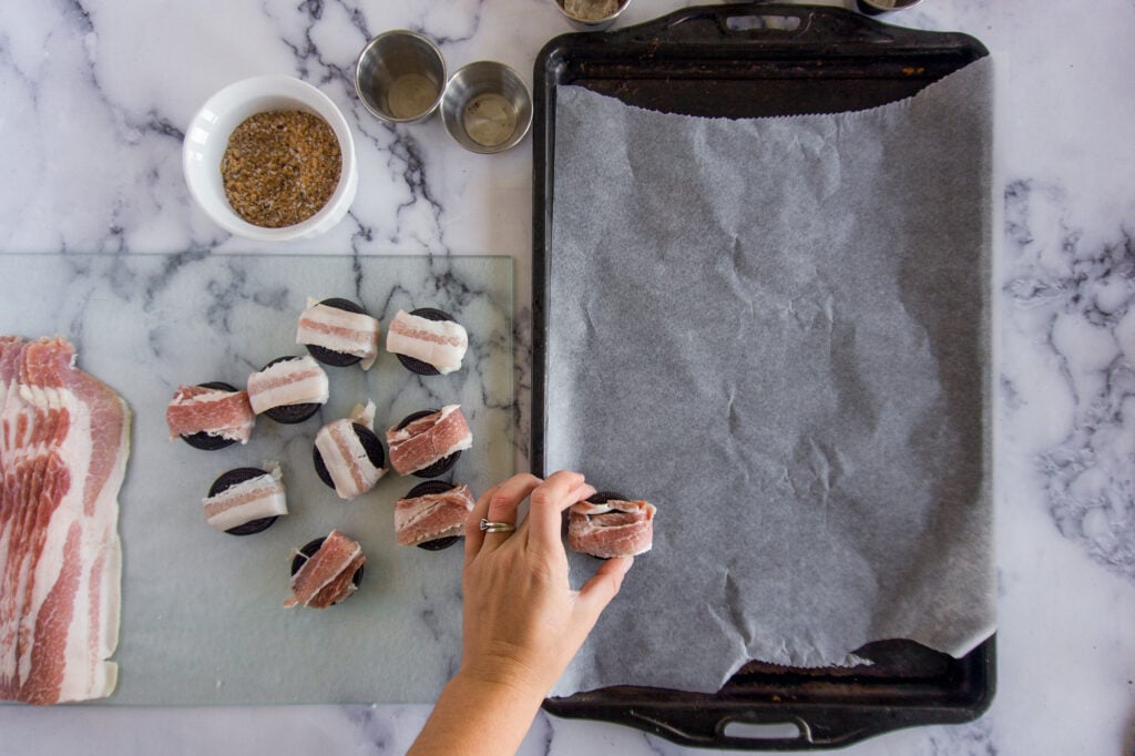 Smoked Bacon Wrapped Oreos {Seriously!} | crave the good