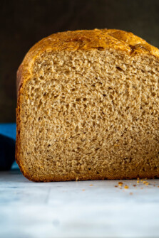 Fluffy + Flavourful Bread Machine Bread Machine Rye Bread | crave the good