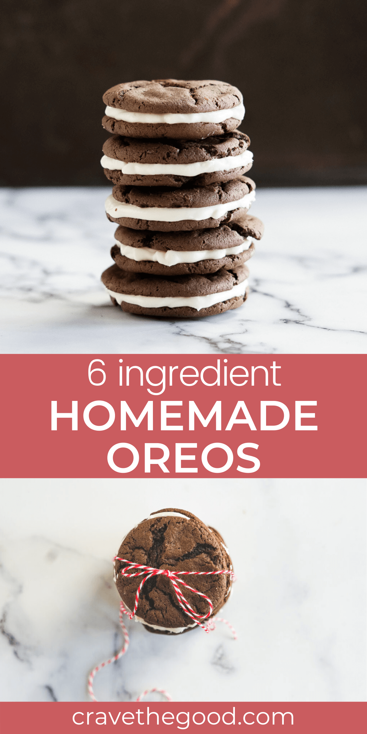 Homemade Oreos {Fudgy Sandwich Cookies} - crave the good