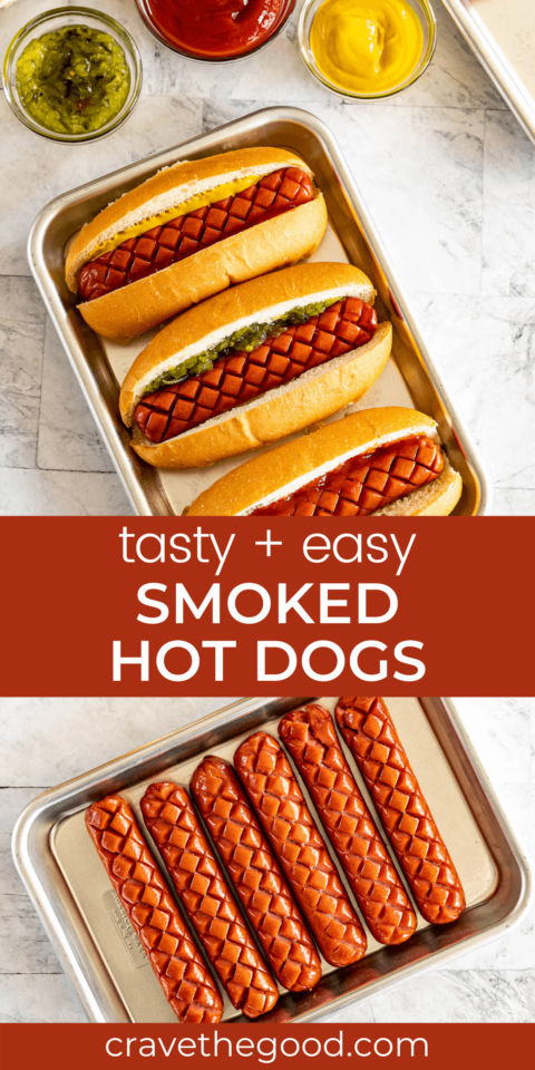 Smoked Hot Dogs {Easy Traeger / Smoker Recipe!} | crave the good
