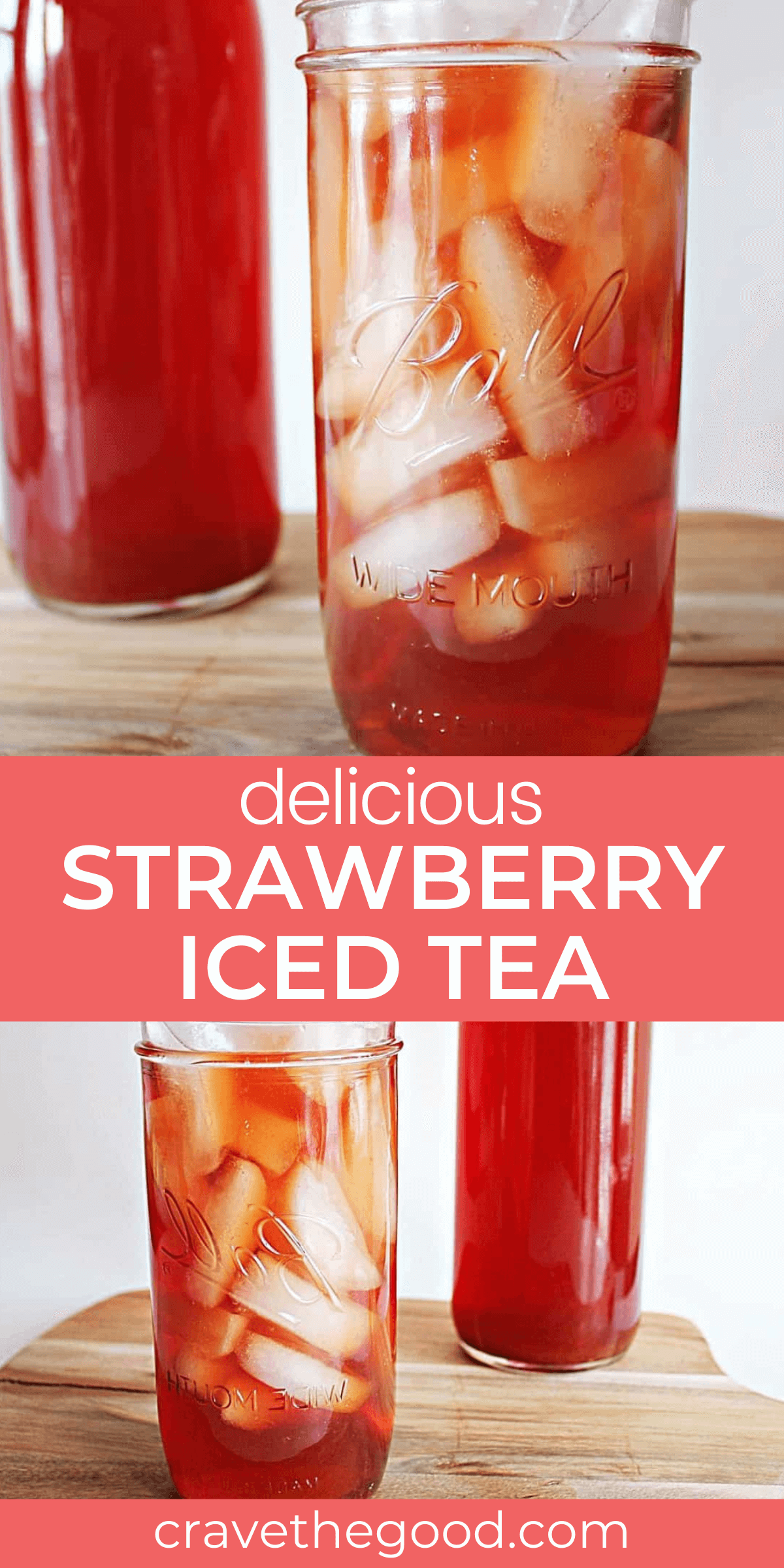 Strawberry Iced Tea - crave the good