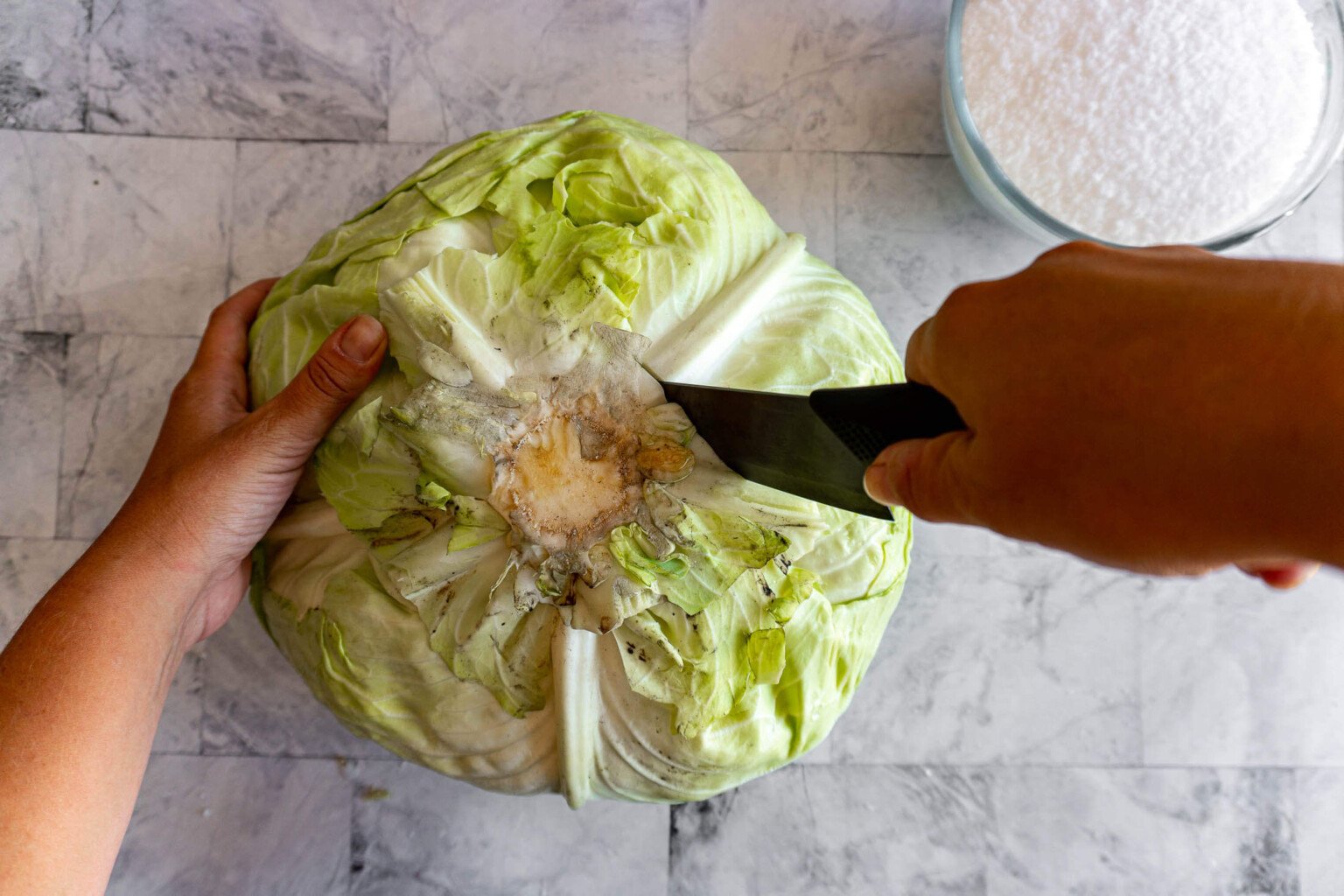 How To: Sour Cabbage For Cabbage Rolls + Sauerkraut - Crave The Good