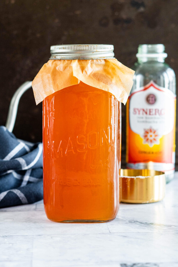 How To Make A Kombucha SCOBY {Only 4 Ingredients!} - Crave The Good