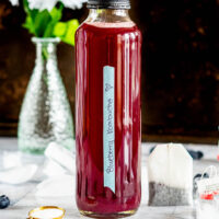 Super Easy Homemade Blueberry Kombucha Recipe - Crave The Good