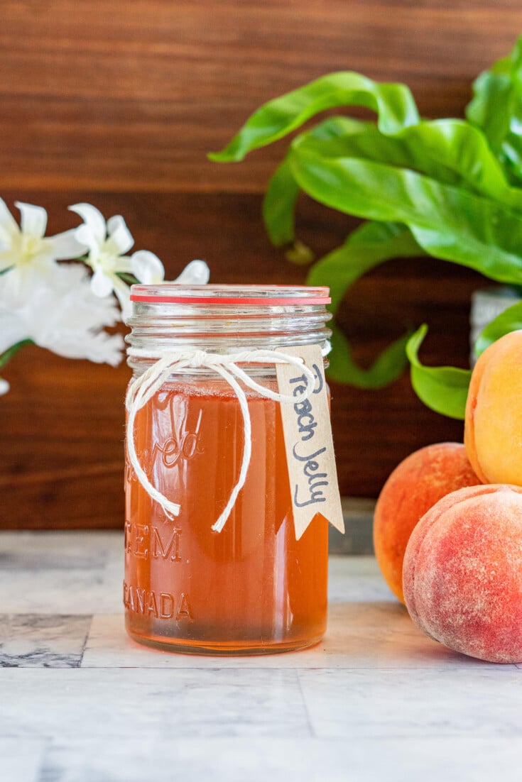 Easy Homemade Peach Jelly Recipe - Crave The Good