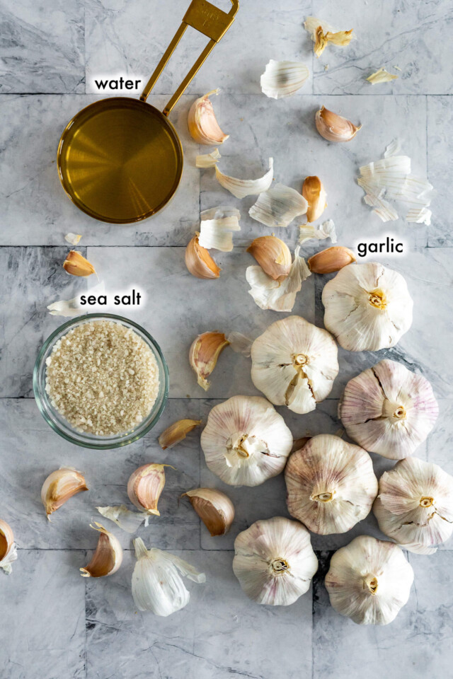 Fermented Garlic { Easy Lacto-Fermentation Recipe }- Crave The Good