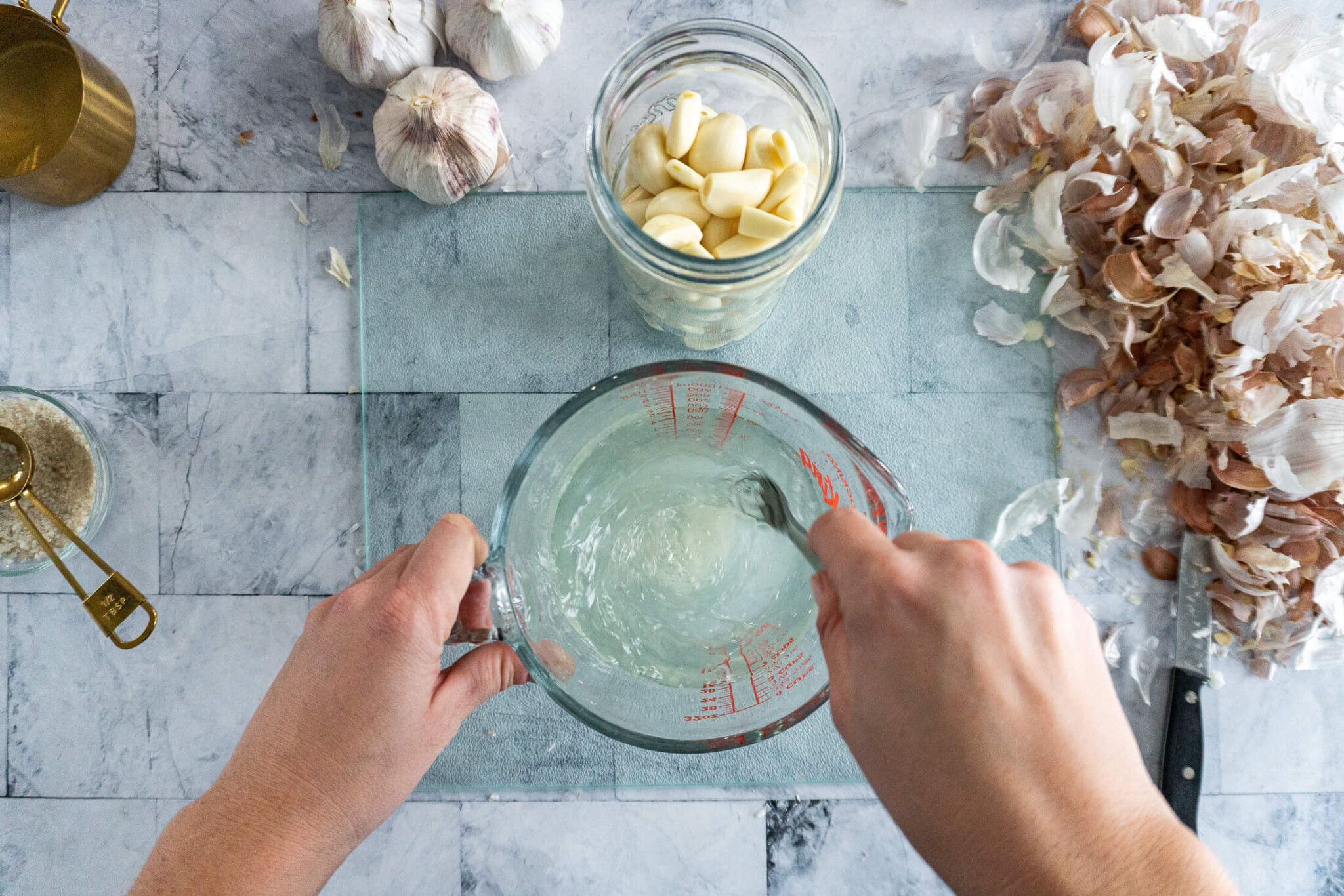 Fermented Garlic { Easy Lacto-Fermentation Recipe }- Crave The Good