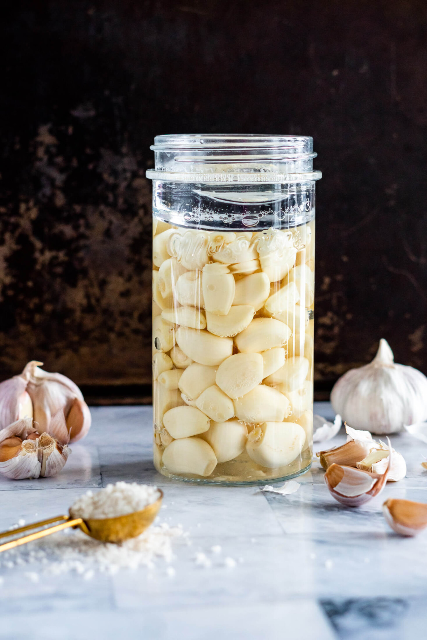 Fermented Garlic { Easy Lacto-Fermentation Recipe }- Crave The Good