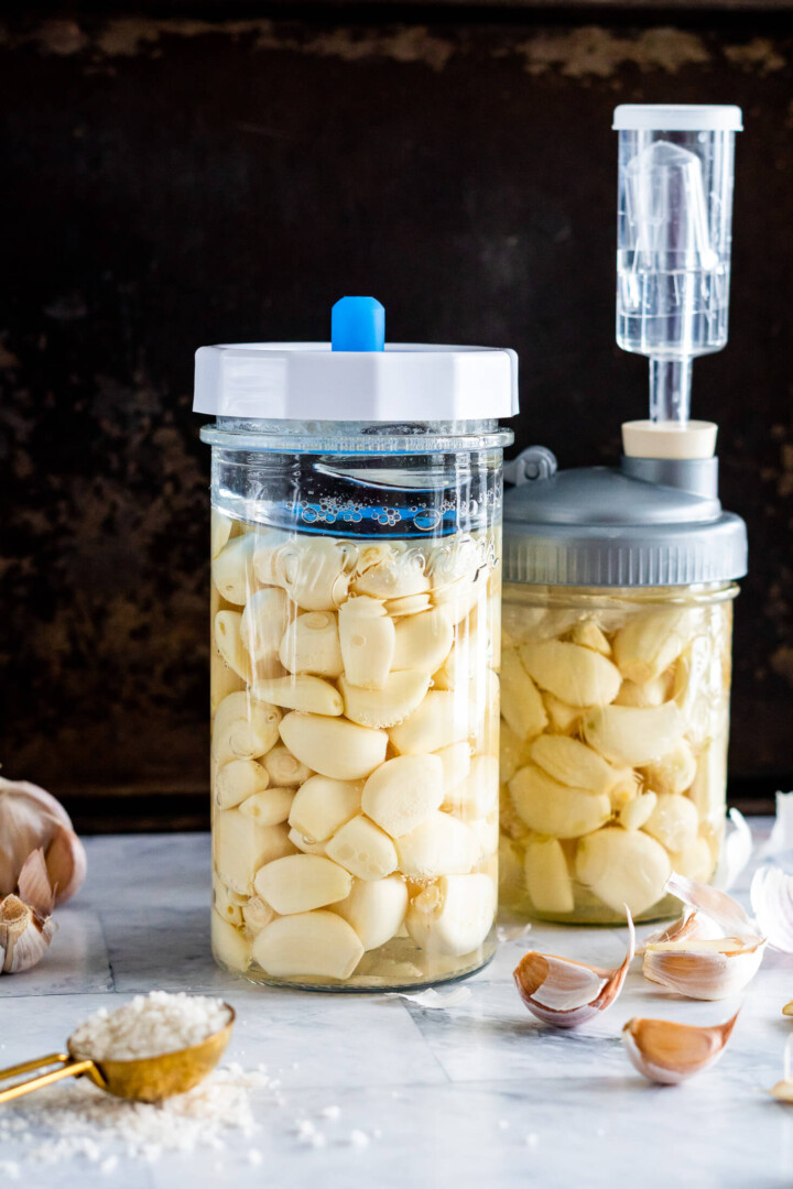 Fermented Garlic { Easy Lacto-Fermentation Recipe }- Crave The Good