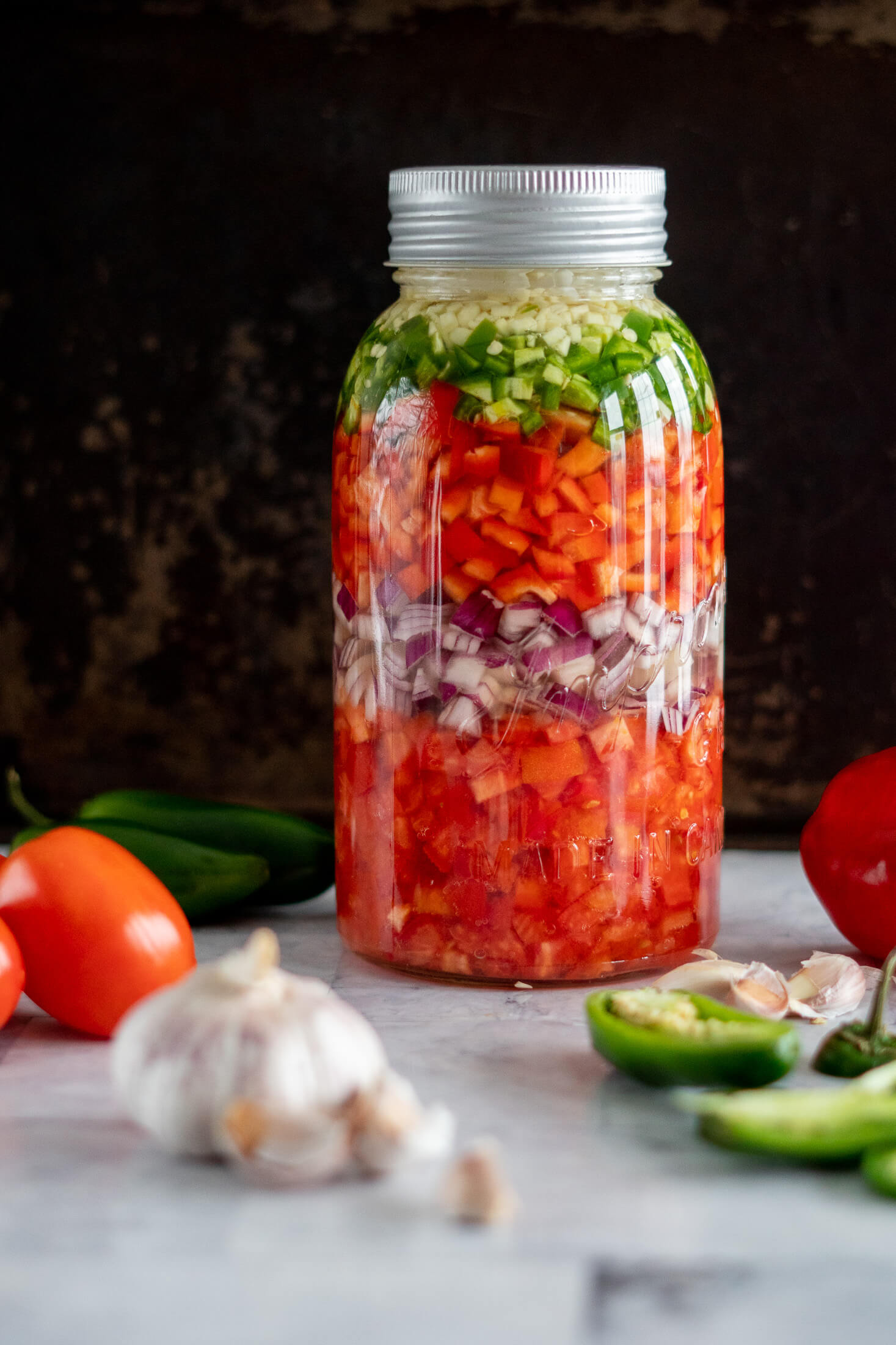 Fermented Salsa {Easy Lacto-Fermentation Recipe} - Crave The Good
