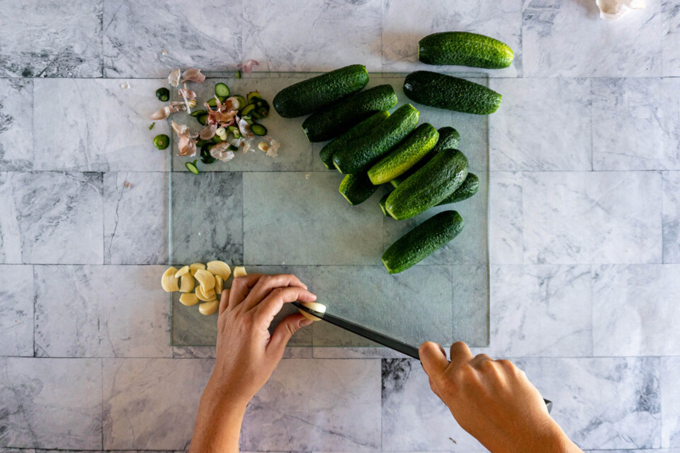 Half Sour Pickles {Easy Recipe With Simple Ingredients} - Crave The Good