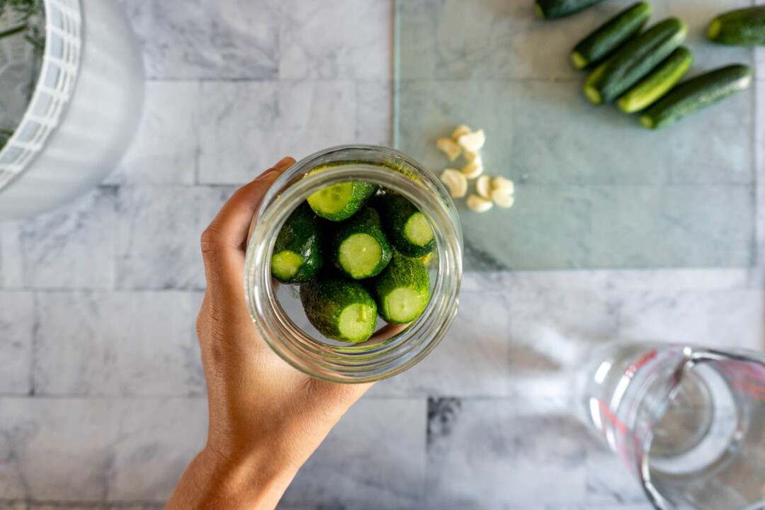 Half Sour Pickles {Easy Recipe With Simple Ingredients} - Crave The Good