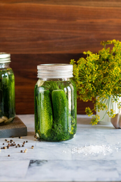 Half Sour Pickles {Easy Recipe With Simple Ingredients} - Crave The Good