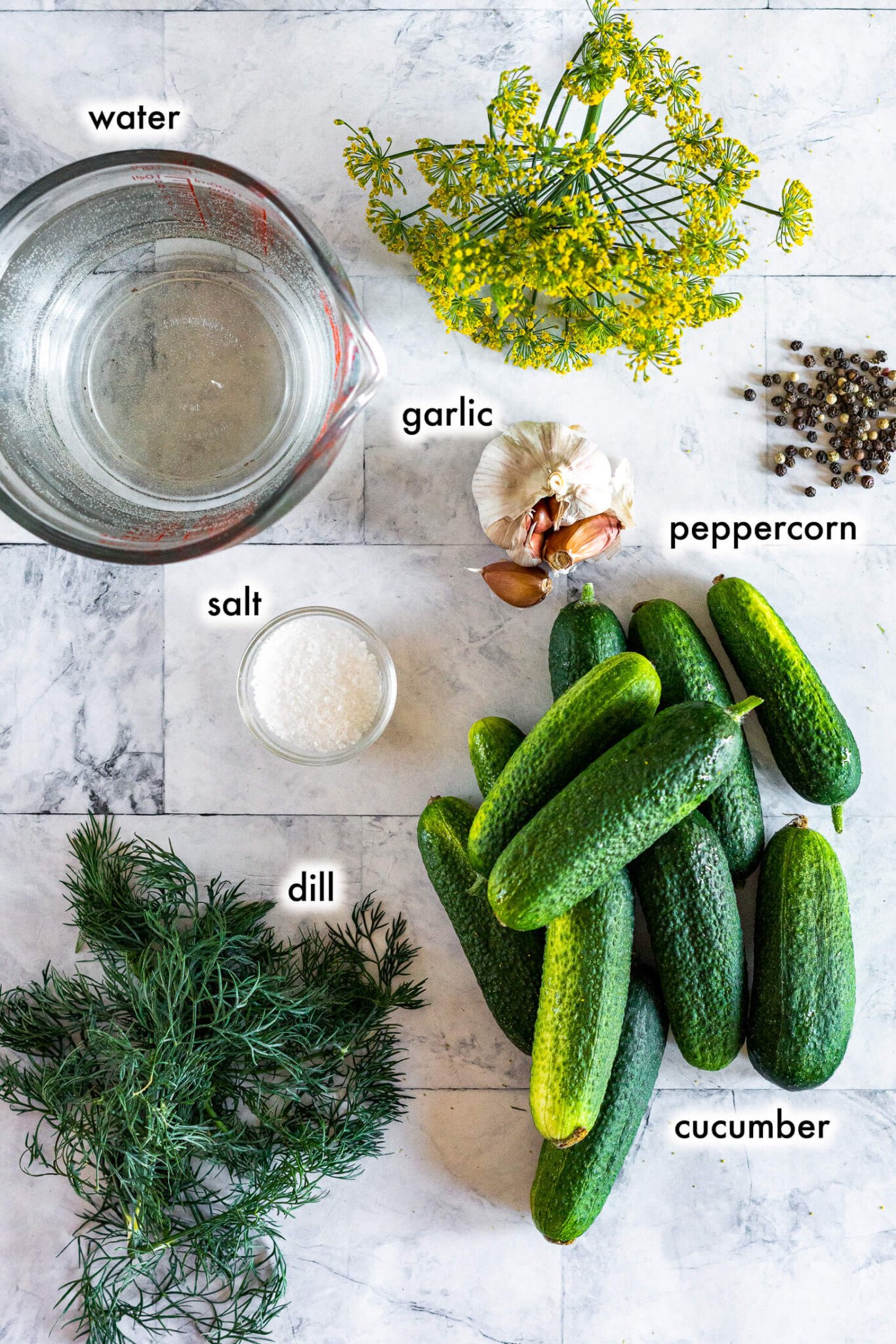 Half Sour Pickles {Easy Recipe With Simple Ingredients} - Crave The Good