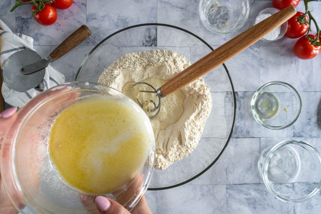 The Best Sourdough Pizza Dough + Step By Step Guide - Crave The Good