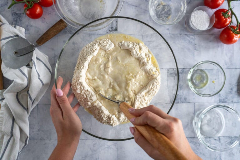 The Best Sourdough Pizza Dough + Step By Step Guide - Crave The Good