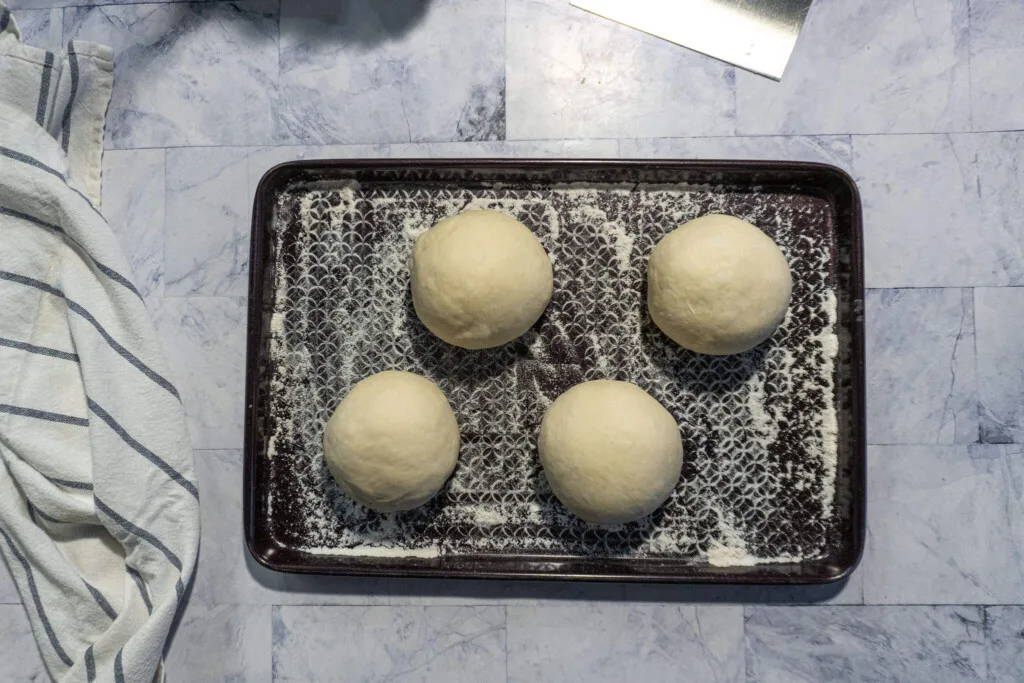 The Best Sourdough Pizza Dough + Step By Step Guide - crave the good