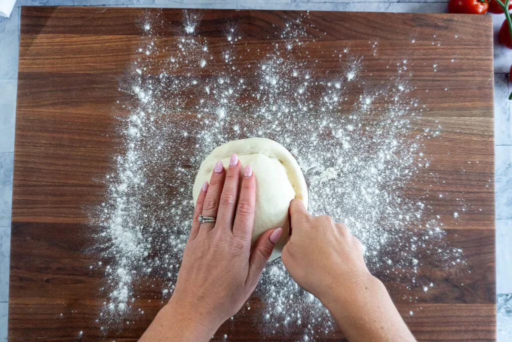The Best Sourdough Pizza Dough + Step By Step Guide - crave the good
