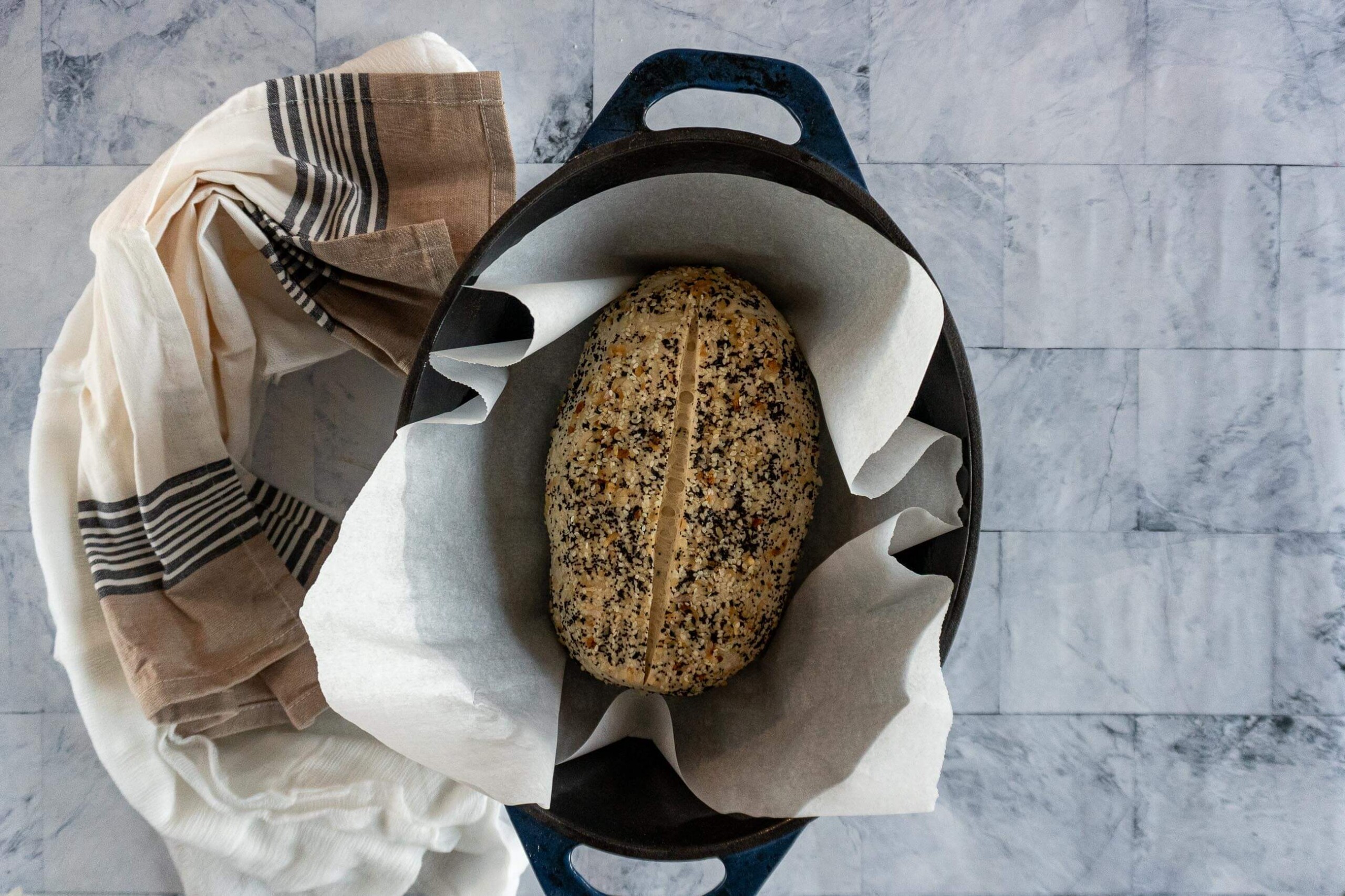 Everything Bagel Sourdough Bread Recipe - crave the good