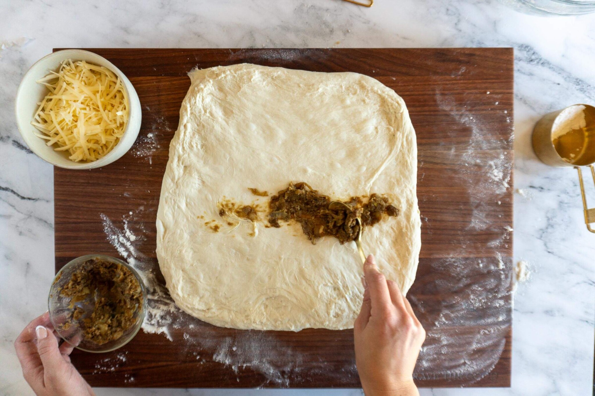 Caramelized Onion & Gouda Sourdough Bread - Crave The Good