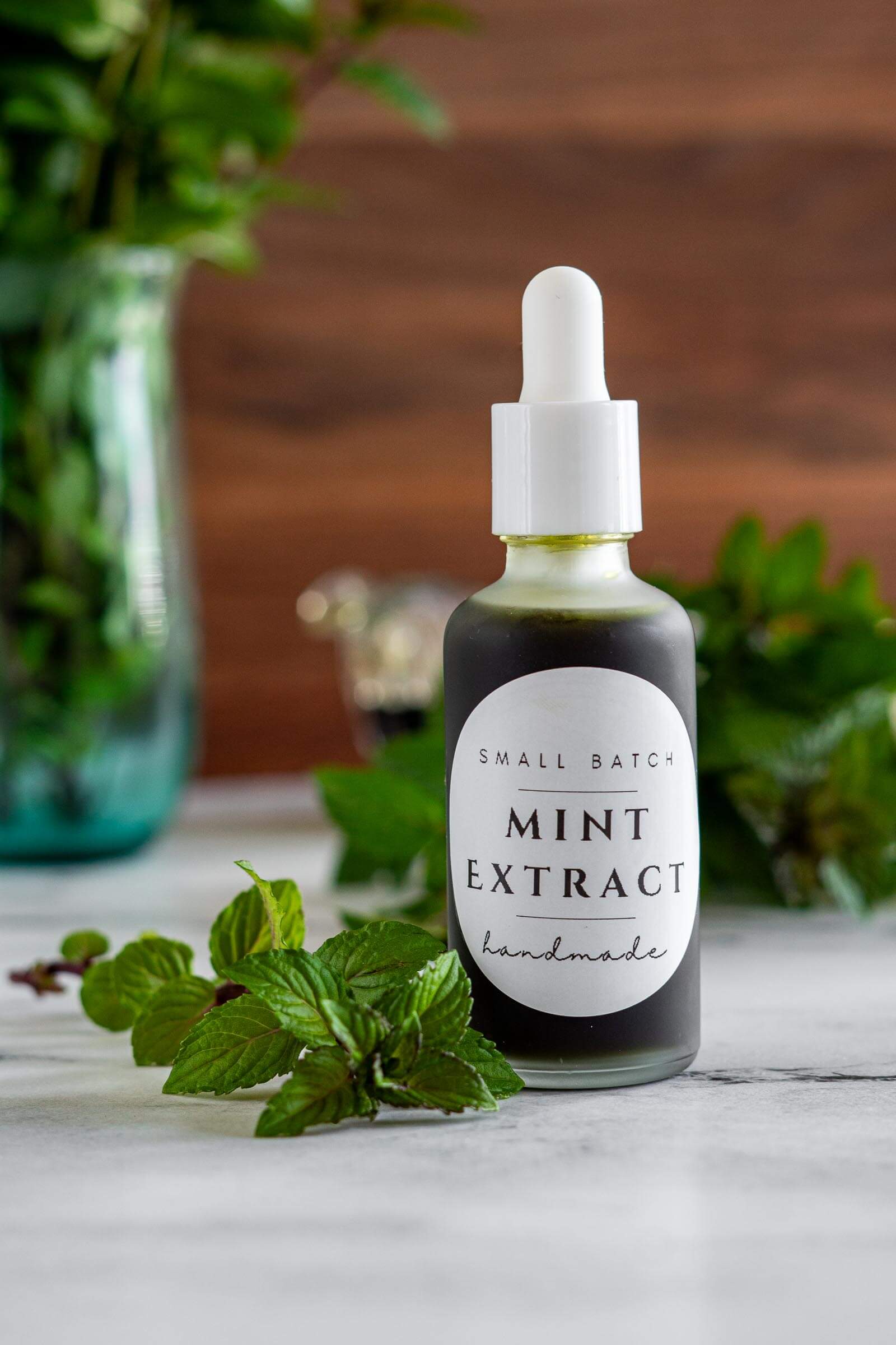 Homemade Mint Extract {Only 2 Ingredients} - Crave The Good
