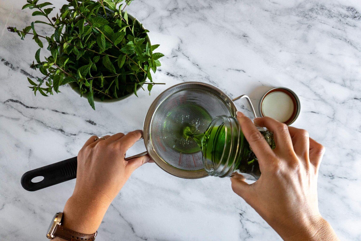 Homemade Mint Extract {Only 2 Ingredients} - Crave The Good