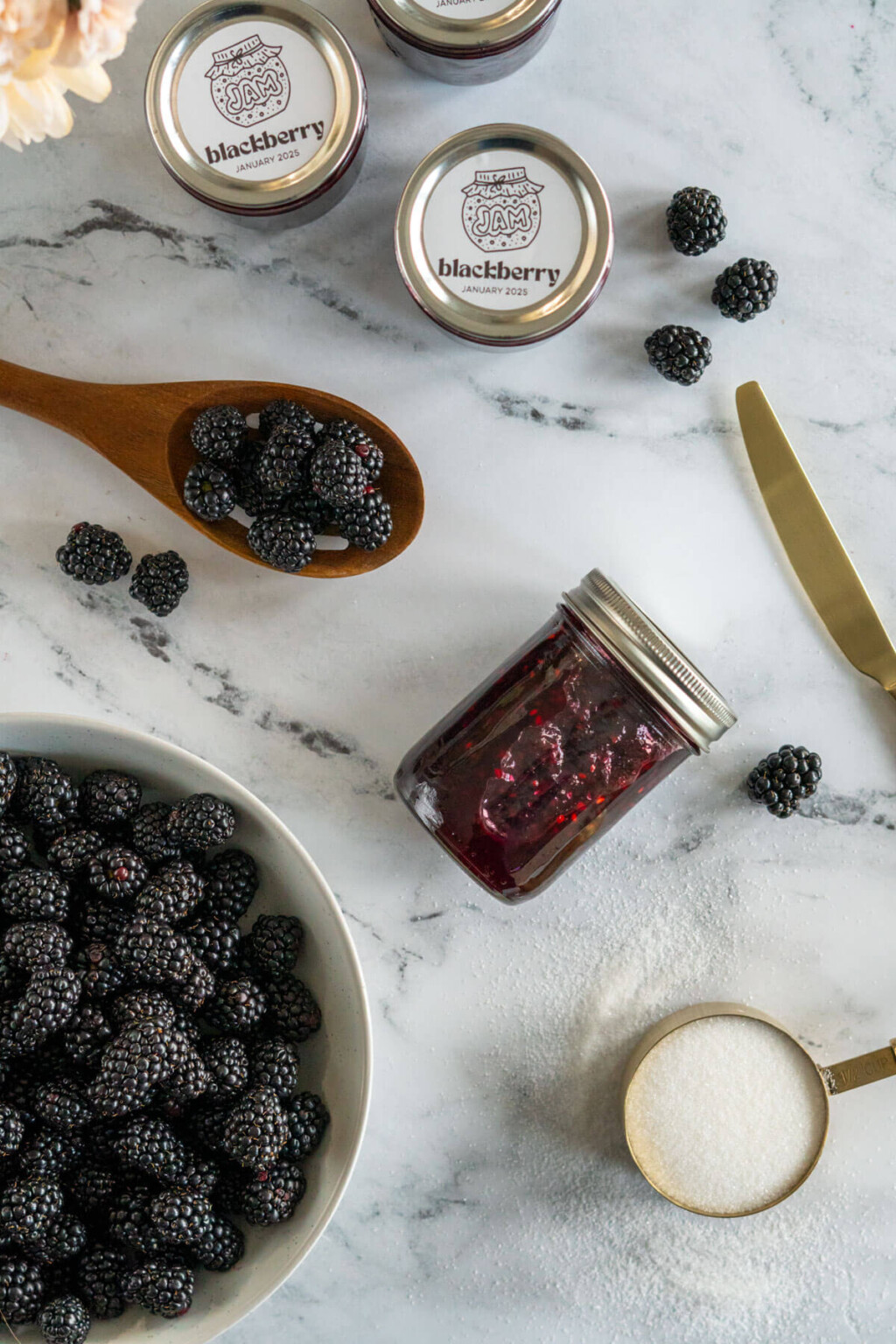 Easy Homemade Blackberry Jam Recipe (Only 3 Ingredients!) - Crave The Good