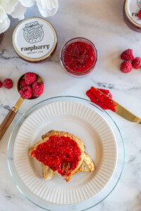 Easy Raspberry Jam (Only 3 Ingredients) - Crave The Good